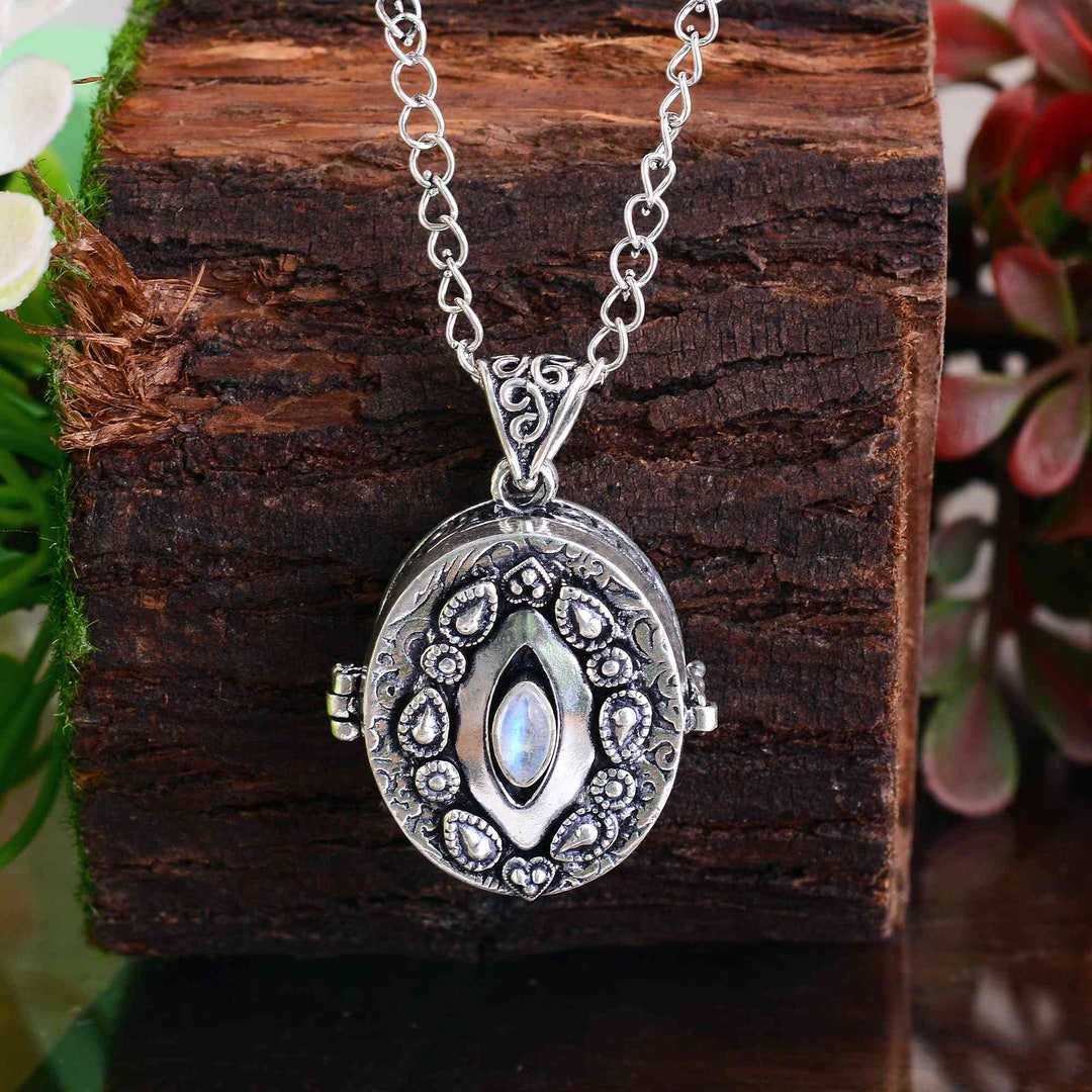 Vintage Poison Box Pendant, Handmade Poison Box Pendant, Pill Box ...