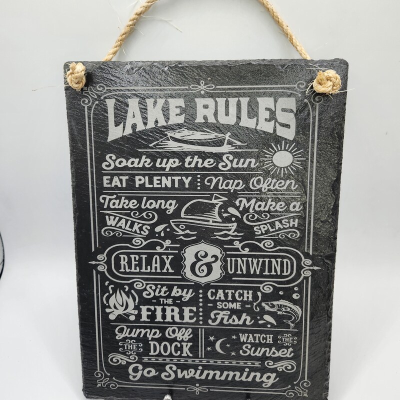 Lake Rules - Etsy
