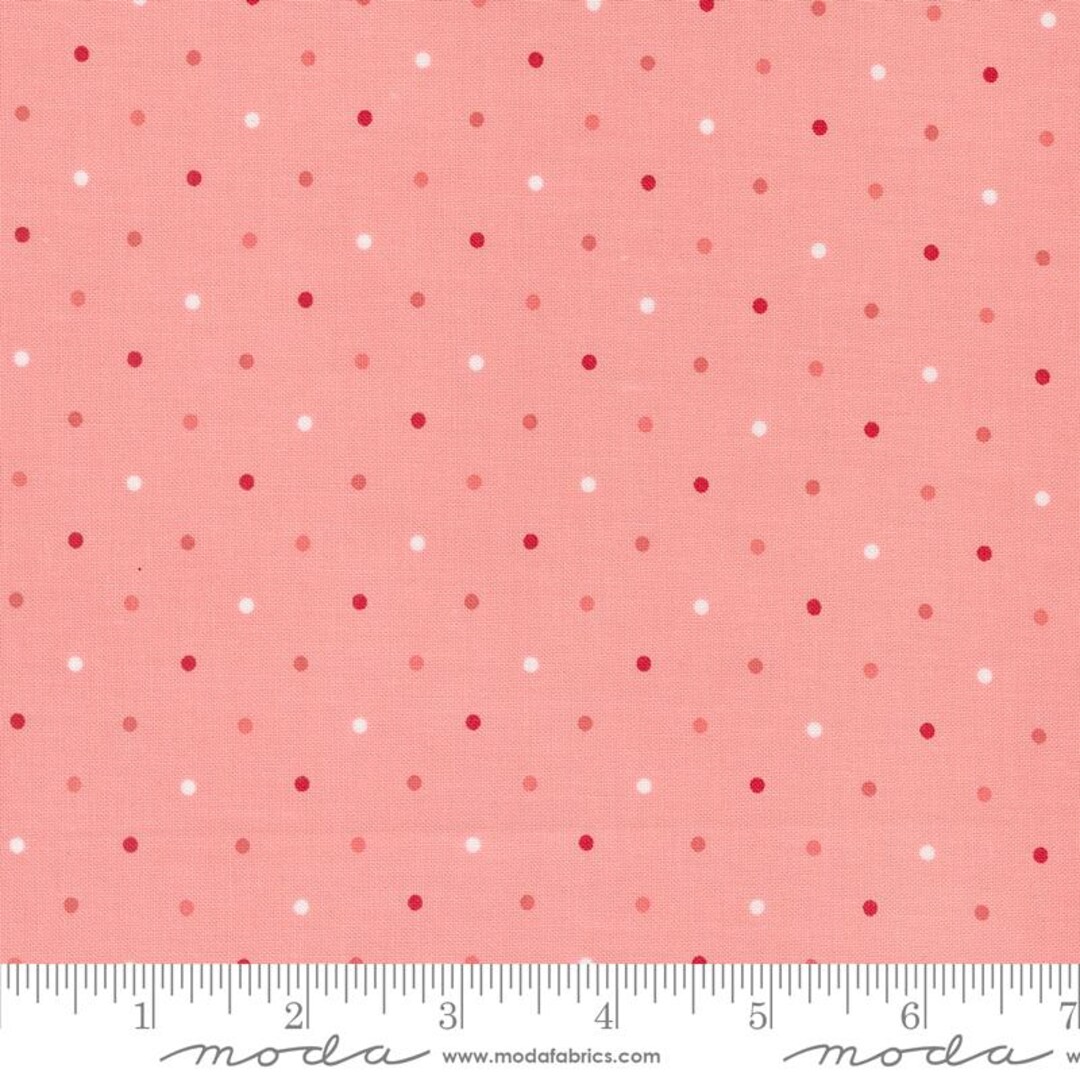 Magic Dot- Pink Lemonade- 5230 34- Moda Fabrics by Lella Boutique - Etsy