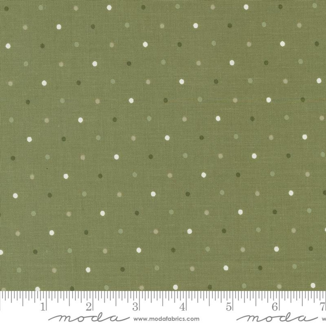 Wild Honey- Magic Dot- Fern- 5230 19- Moda Fabrics by Lella Boutique - Etsy