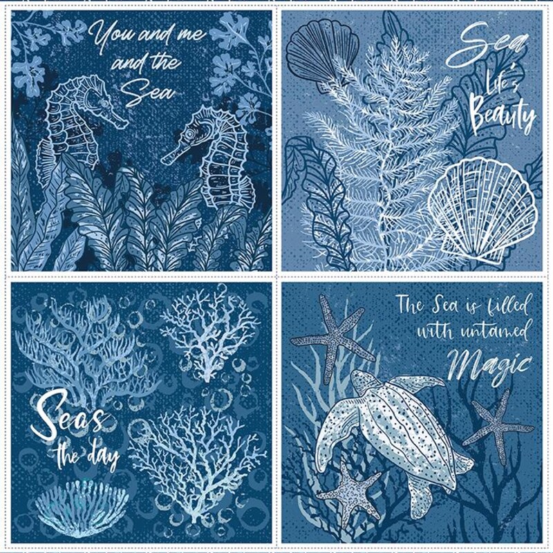 Ocean Quilt Panel - Etsy