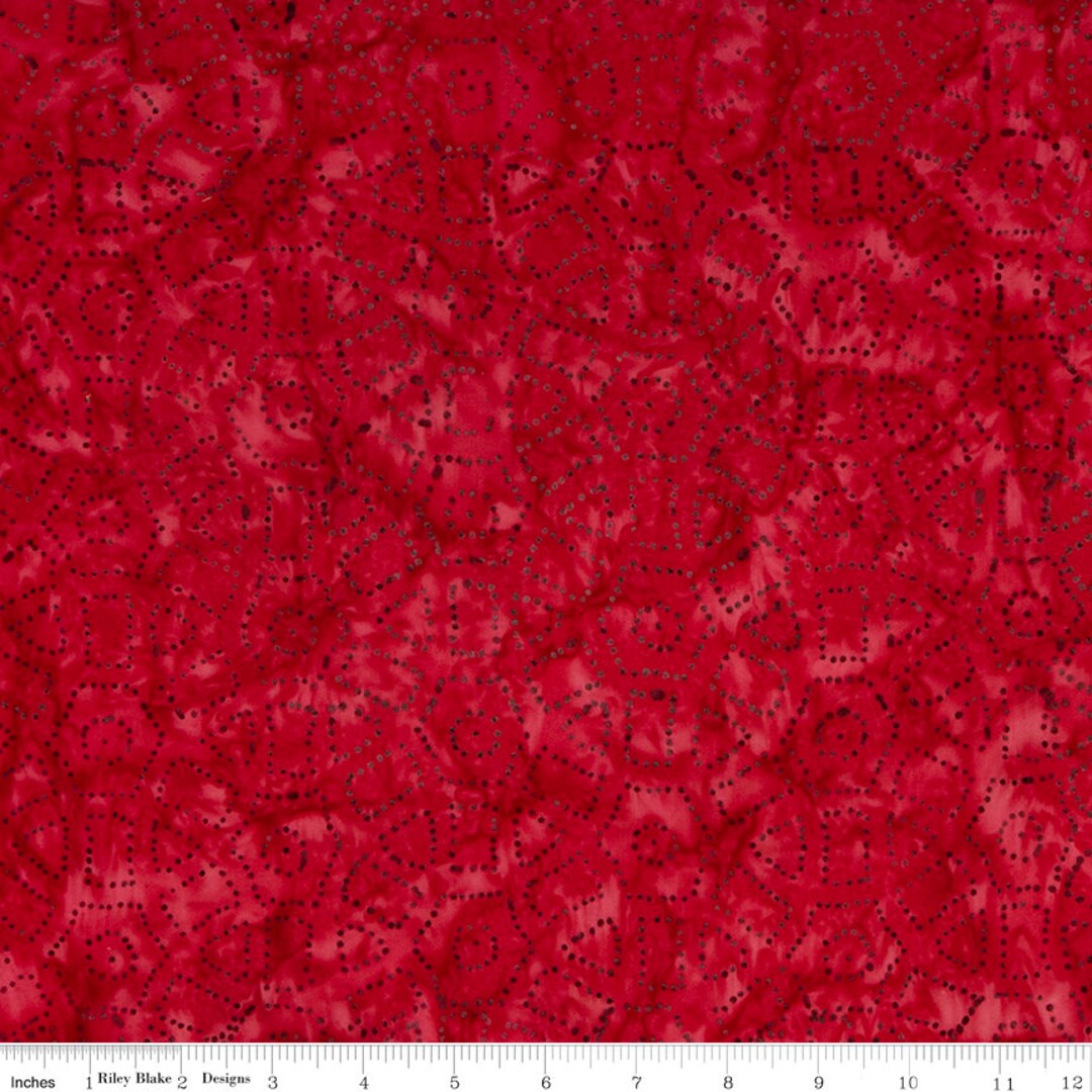 Expressions Batiks Elementals- Red Rose BTHH571- Riley Blake Designs - Etsy
