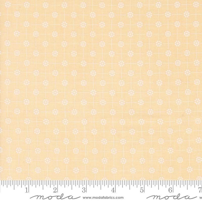 Fabric Pale Yellow Floral - Etsy