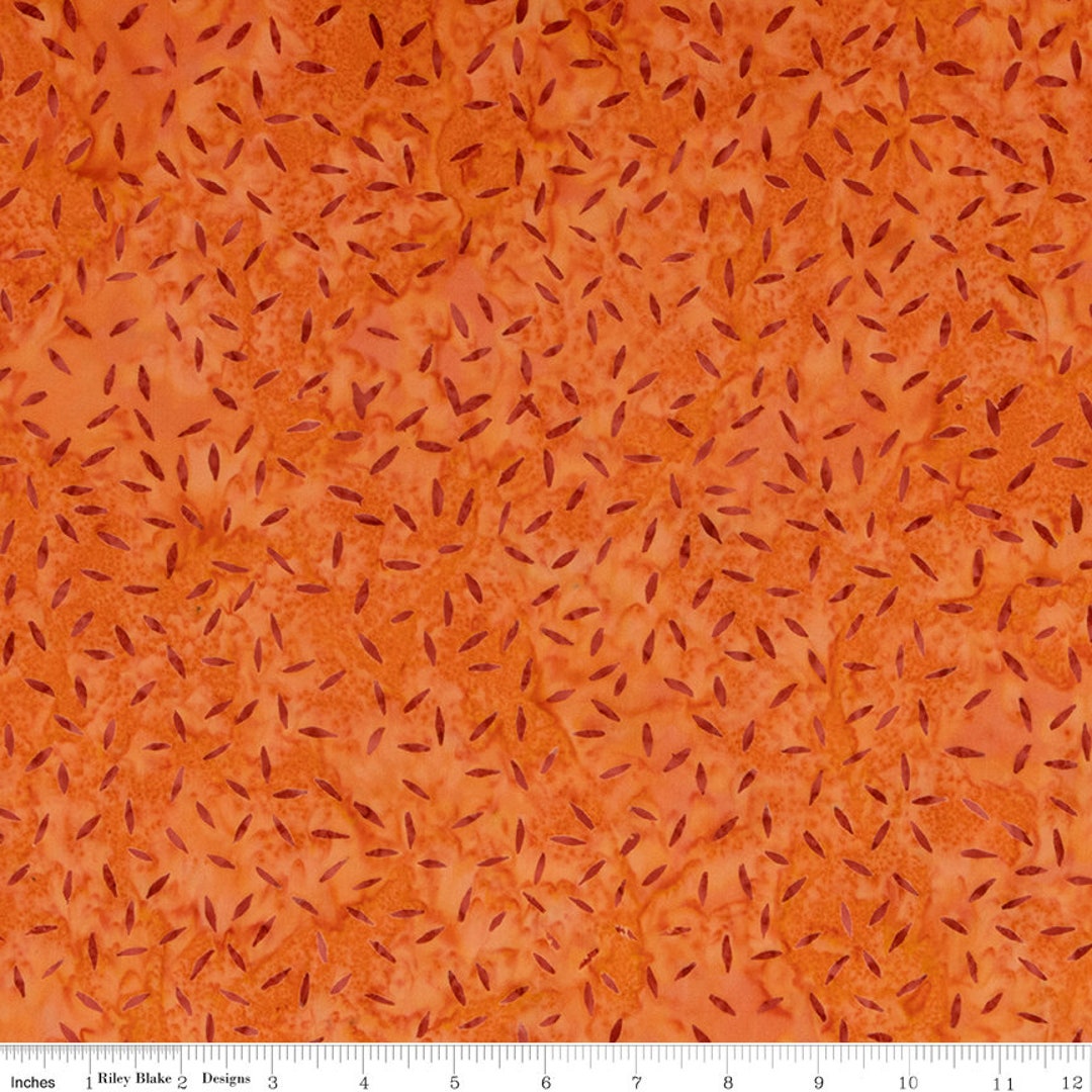 Expressions Batiks Elementals- Carrot -BTHH523- Riley Blake Designs - Etsy
