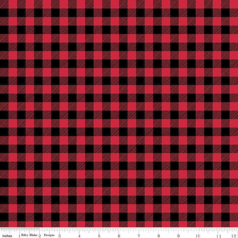 Red Buffalo Check - Etsy