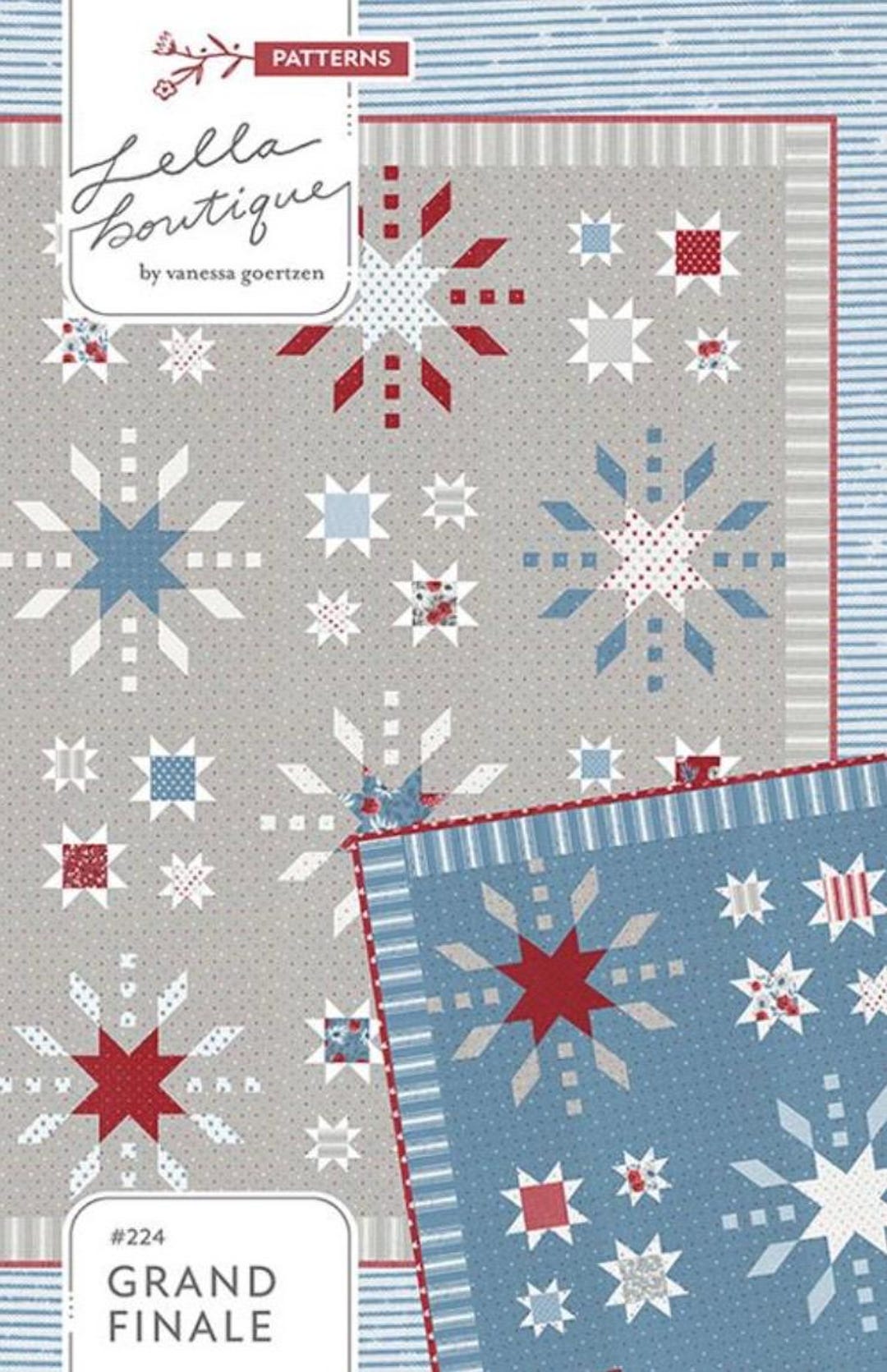 Grand Finale- Quilt Pattern- LB 224- Finished Size 78 1/2” X 78 1/2 ...
