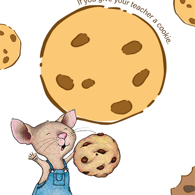 If You Give Mouse a Cookie Clipart - Etsy