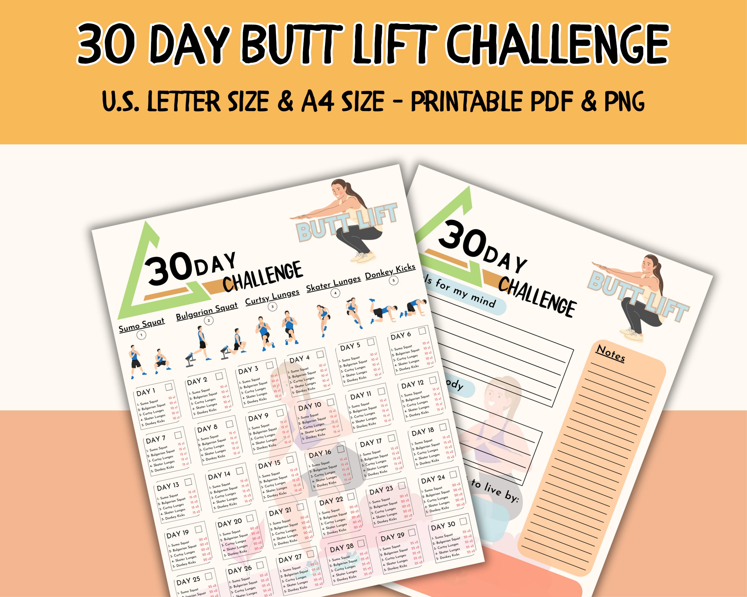 30 Day Butt Lift Challenge