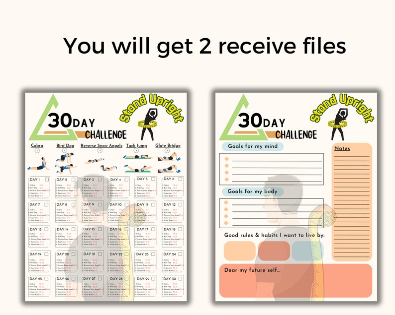 30 Day Stand Upright Challenge | Back Side Workout Digital | Stay ...