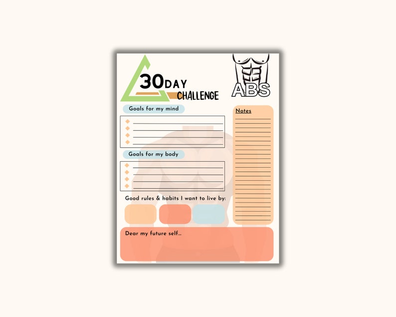 30 Day ABS Workout Challenge | Belly Workout Digital | Flat Abs ...