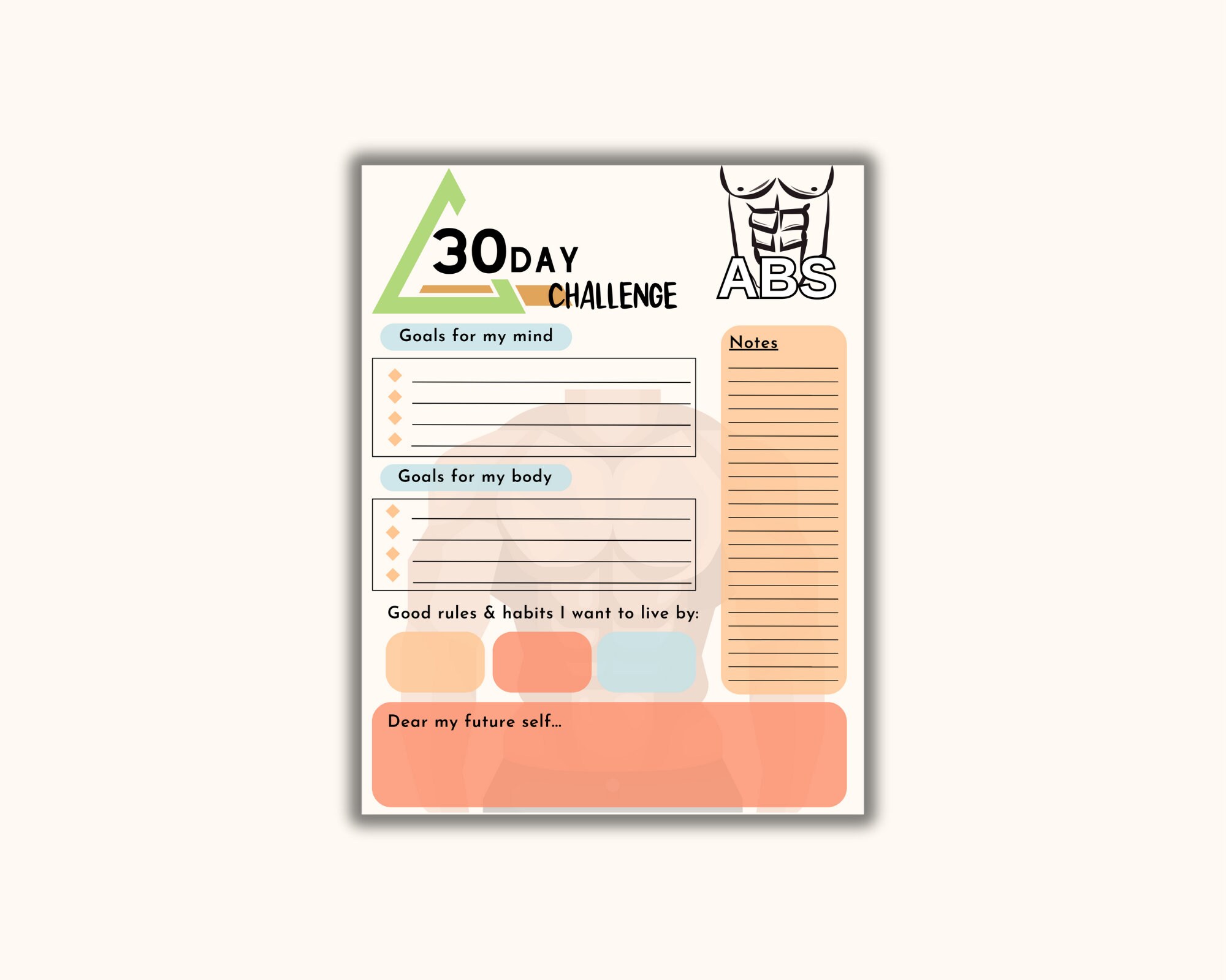 30 Day ABS Workout Challenge | Belly Workout Digital | Flat Abs ...