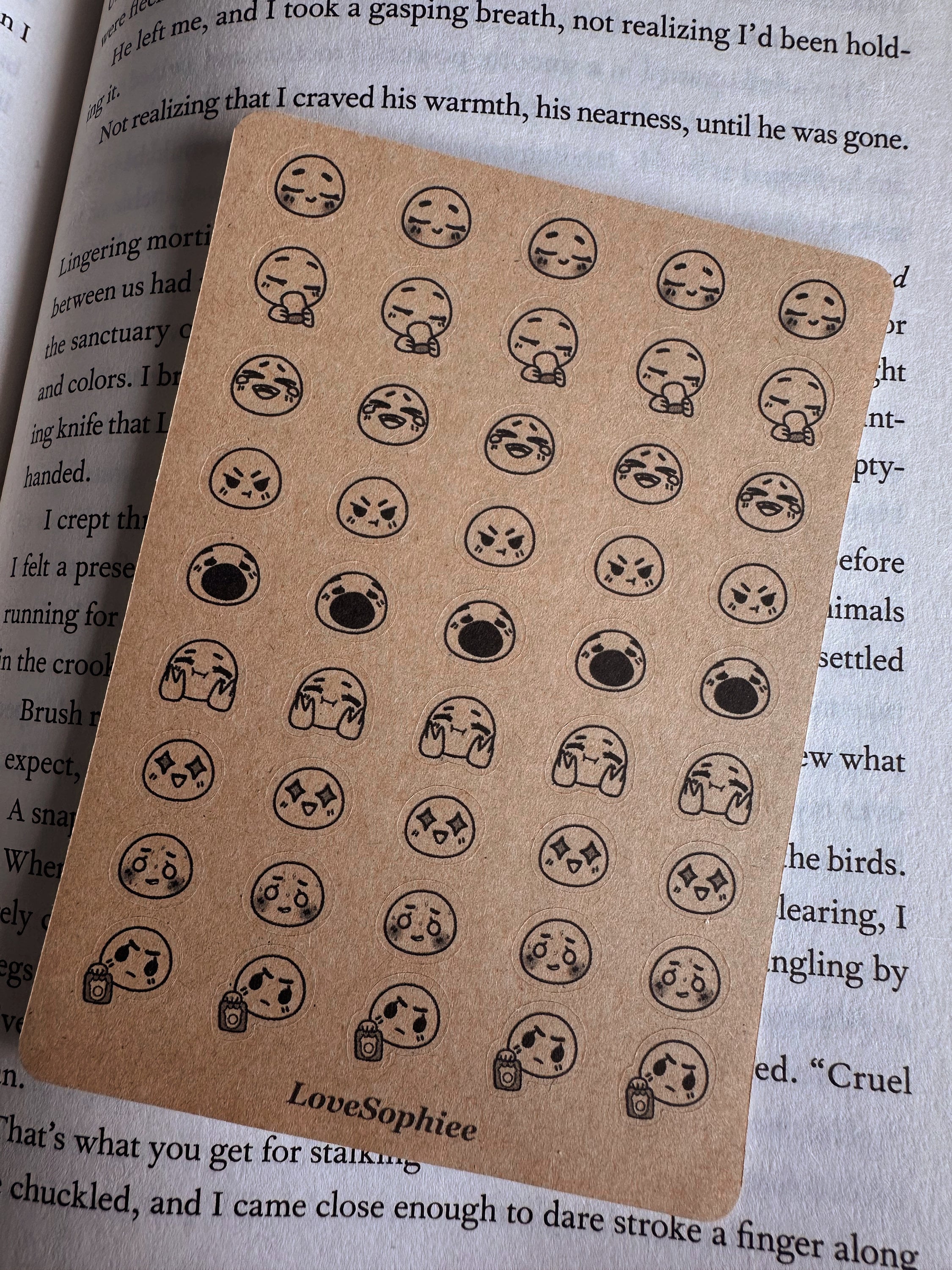 Emoji Reaction Stickers || for Book Annotating, Bullet Journaling and ...