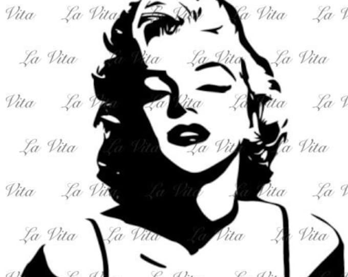 Marilyn Monroe SVG Cut File - Etsy Canada