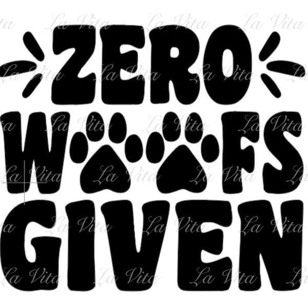 Zero Dog Svg - Etsy