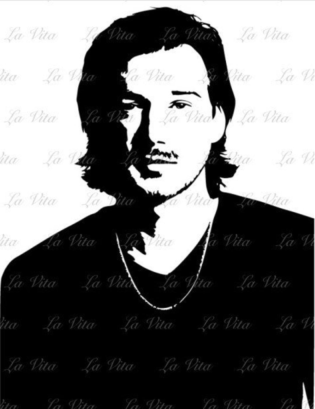 Morgan Wallen Silhouette SVG PNG - Etsy