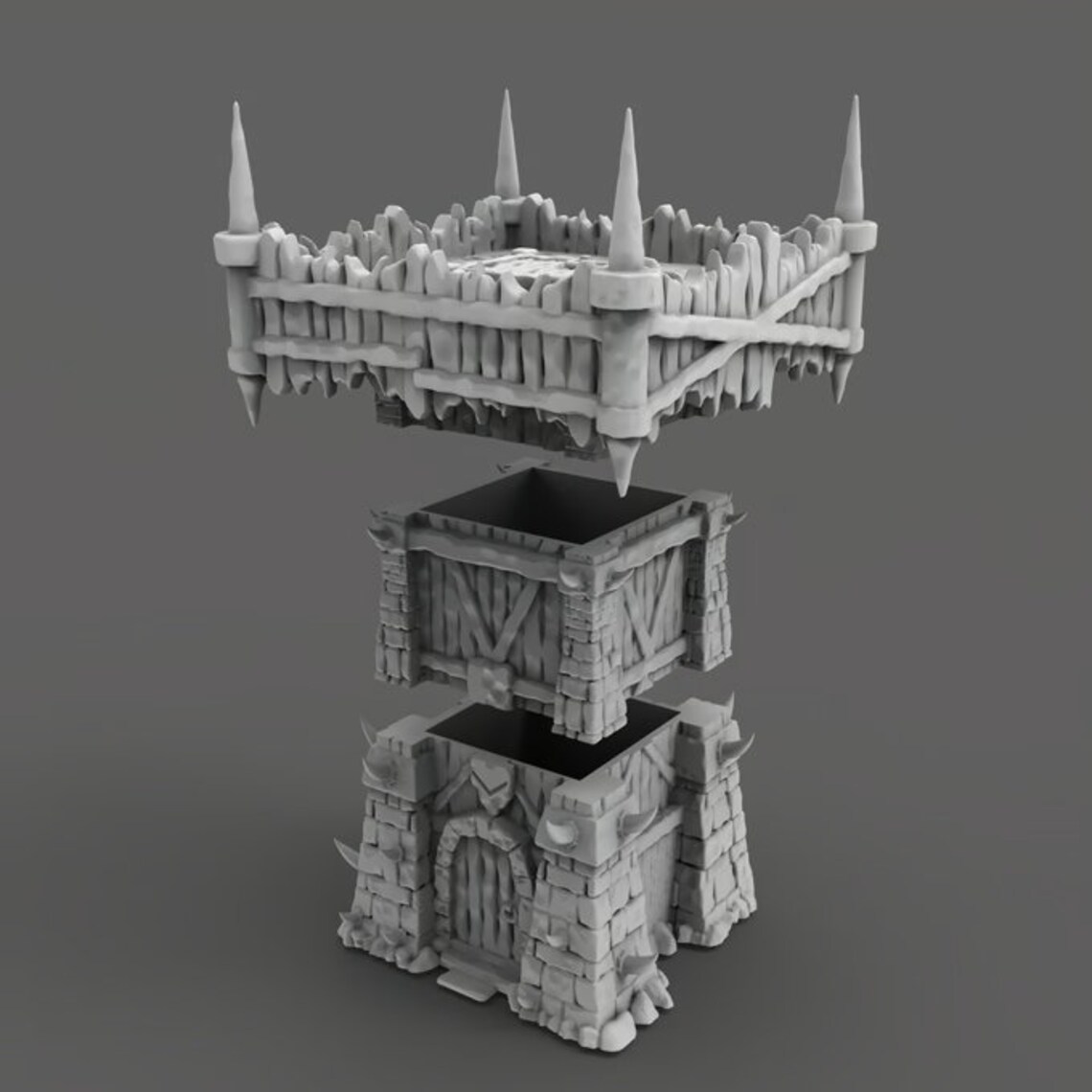 Tabletop RPG Terrain - Orc Village Lookout - Dungeons and Dragons ...