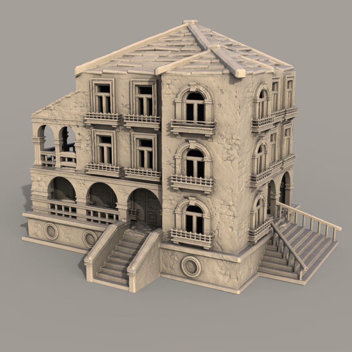 Tabletop RPG Terrain - Spanish Dwelling Bundle - Dungeons and Dragons ...
