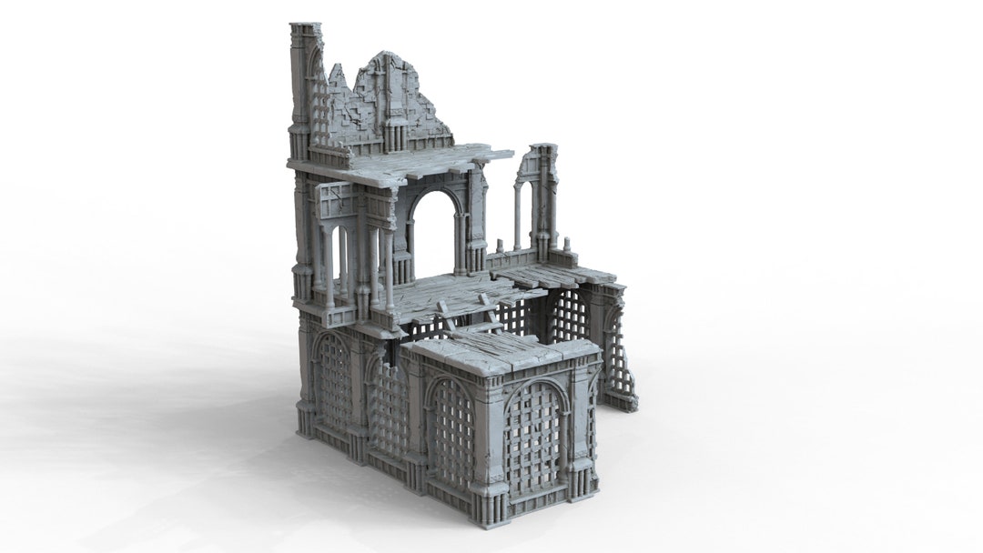 Tabletop RPG Terrain - Gothic Ruin Part 2 - Dungeons and Dragons ...