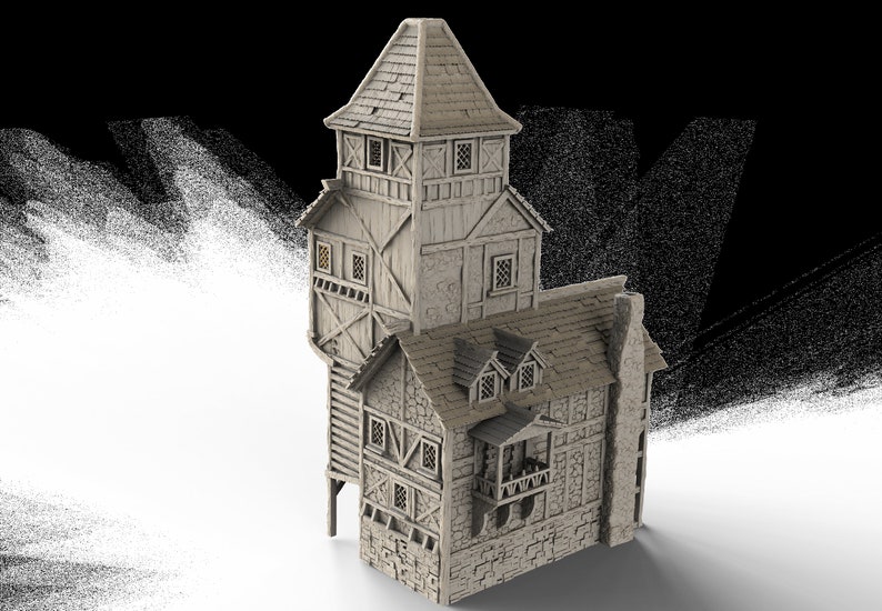 Tabletop RPG Terrain - Medieval Country Manor - Dungeons and Dragons ...