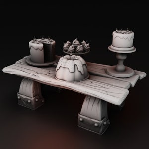 Tabletop RPG Terrain - Town Bakery - Dungeons and Dragons- Pathfinder ...