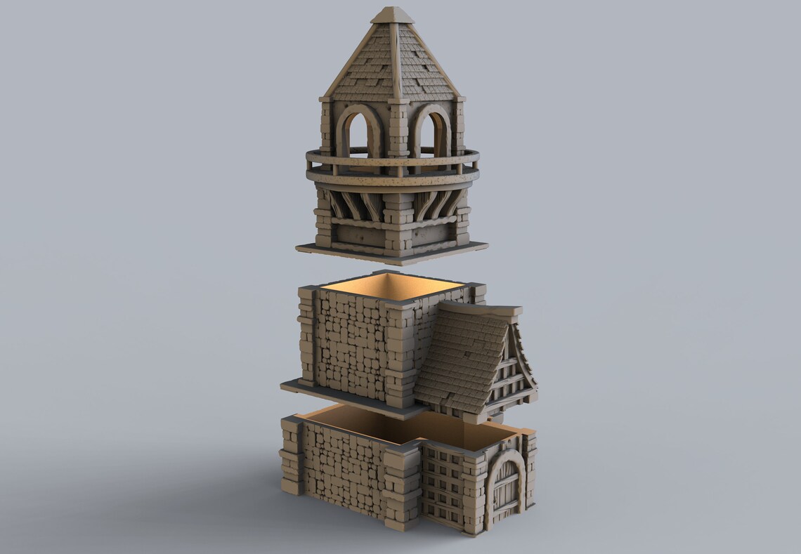 Tabletop RPG Terrain - Medieval City House Bundle - Dungeons and ...