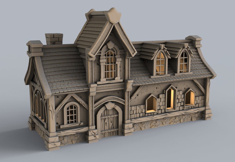 Tabletop RPG Terrain - Medieval City House Bundle - Dungeons and ...
