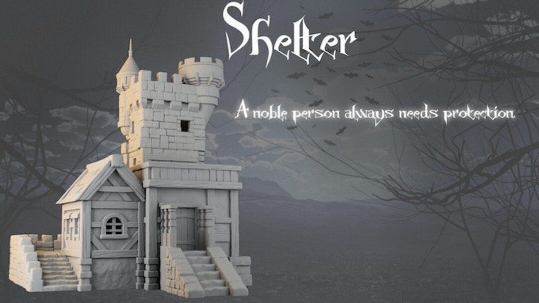 Tabletop RPG Terrain - Shelter - Fort - Dungeons and Dragons ...