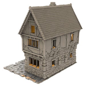 Tabletop RPG Terrain - Medieval Townhouse - Dungeons and Dragons ...