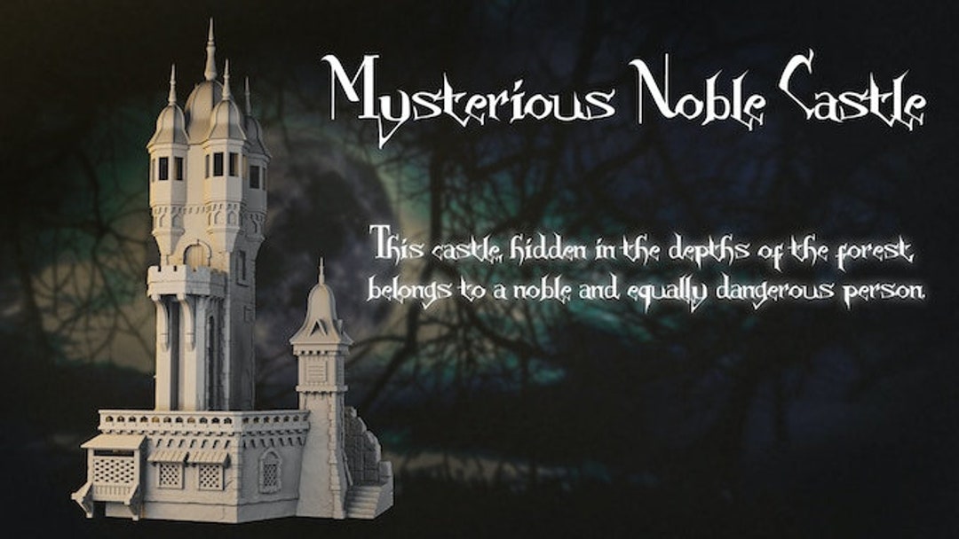 Tabletop RPG Terrain Noble Castle Dungeons and Dragons Pathfinder ...