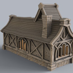 Tabletop RPG Terrain - Medieval City Inn - Dungeons and Dragons ...
