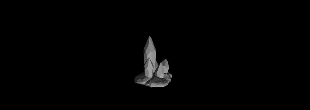 Tabletop RPG Terrain - Crystal Formations - Cavern - Dungeons and ...