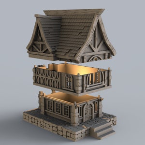 Tabletop RPG Terrain - Medieval City House Bundle - Dungeons and ...