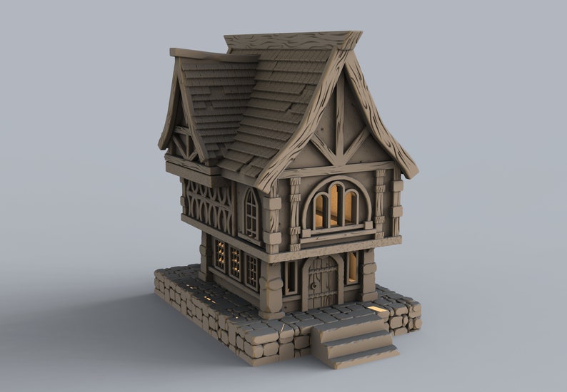 Tabletop RPG Terrain - Medieval City House Bundle - Dungeons and ...