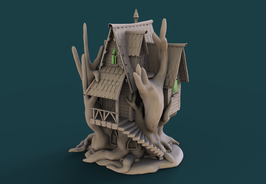 Tabletop RPG Terrain - Wilderness House - Dungeons and Dragons ...