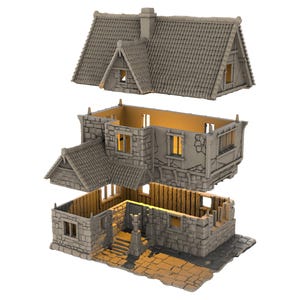Tabletop RPG Terrain - Medieval Townhouse - Dungeons and Dragons ...