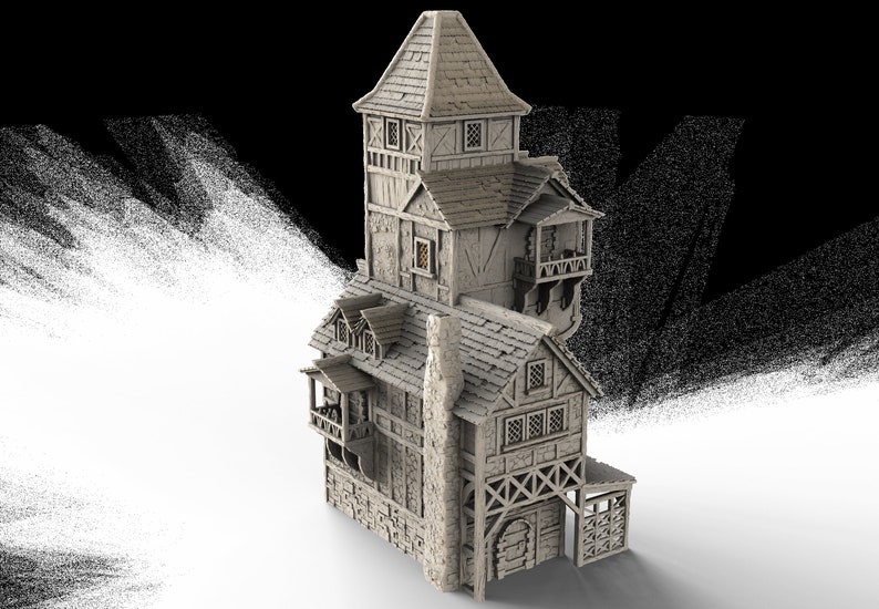 Tabletop RPG Terrain - Medieval Country Manor - Dungeons and Dragons ...