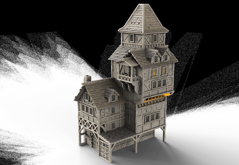 Tabletop RPG Terrain - Medieval Country Manor - Dungeons and Dragons ...