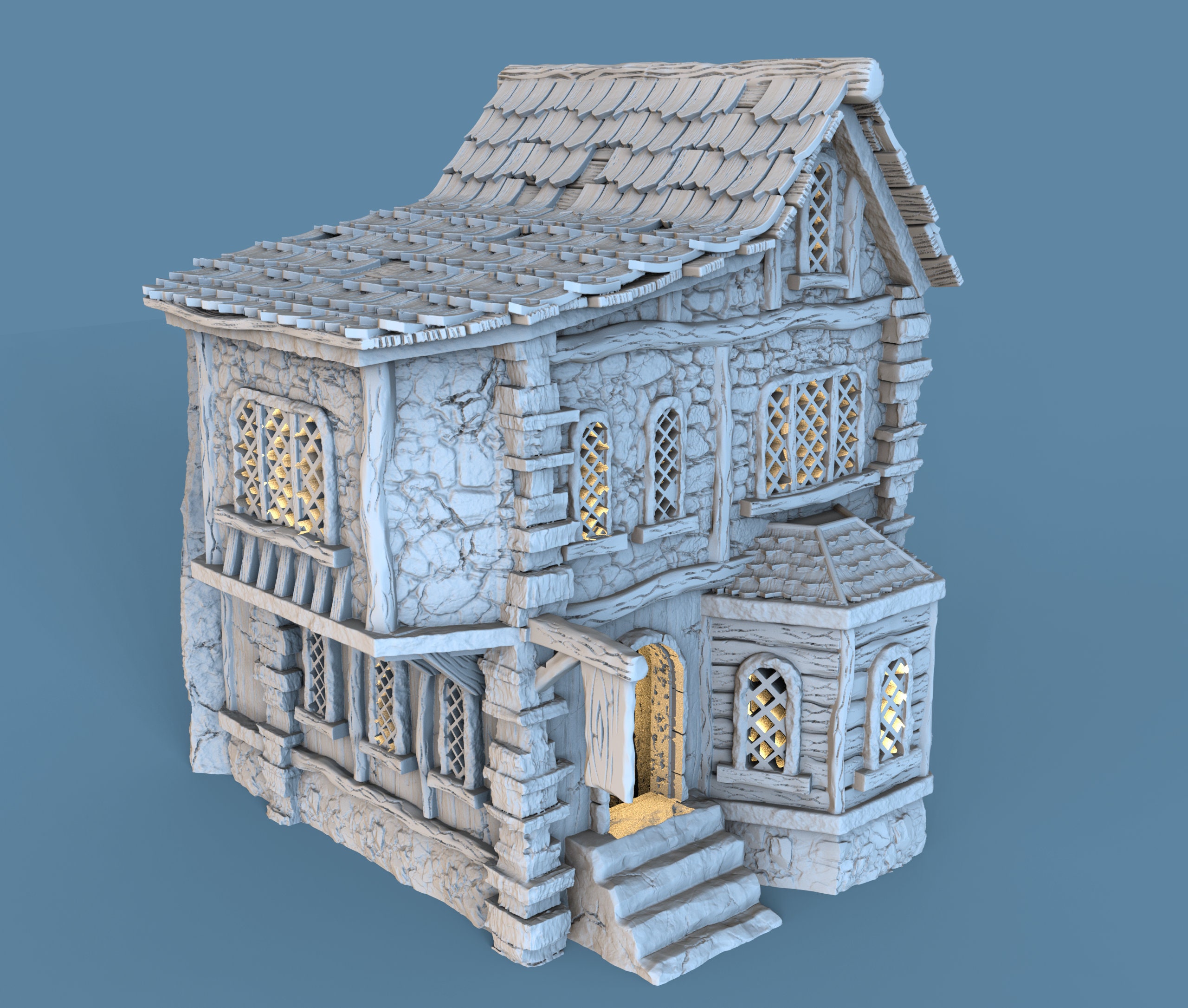Tabletop RPG Terrain - Cozy Houses Bundle - Dungeons and Dragons ...