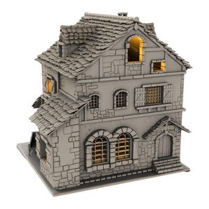 Tabletop RPG Terrain - Medieval Townhouse - Dungeons and Dragons ...