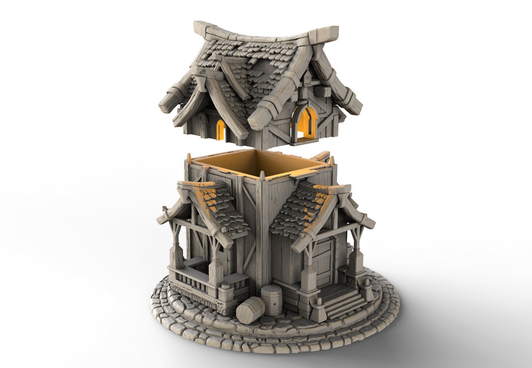 Tabletop RPG Terrain - Medieval Houses Collection - Dungeons and ...