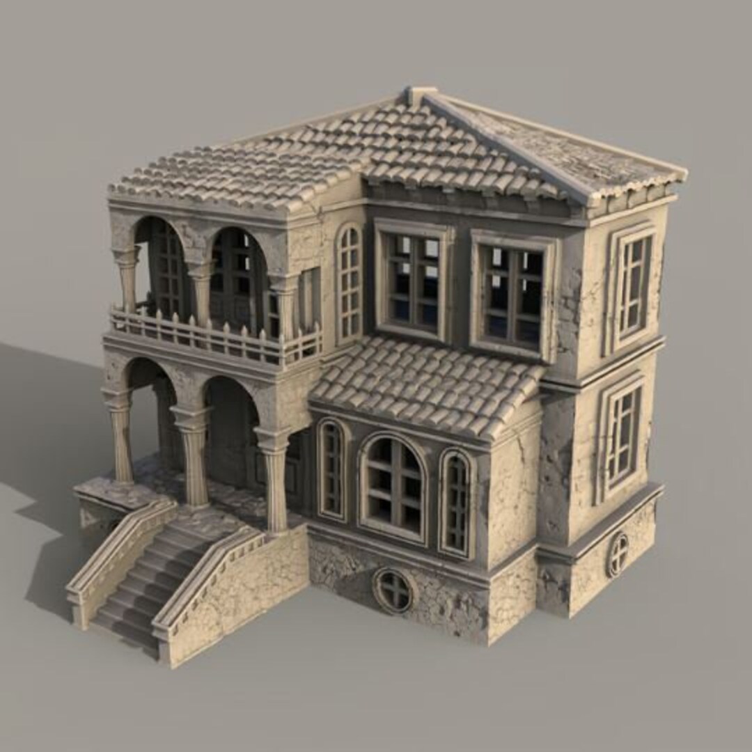 Tabletop RPG Terrain - Spanish Dwelling Bundle - Dungeons and Dragons ...