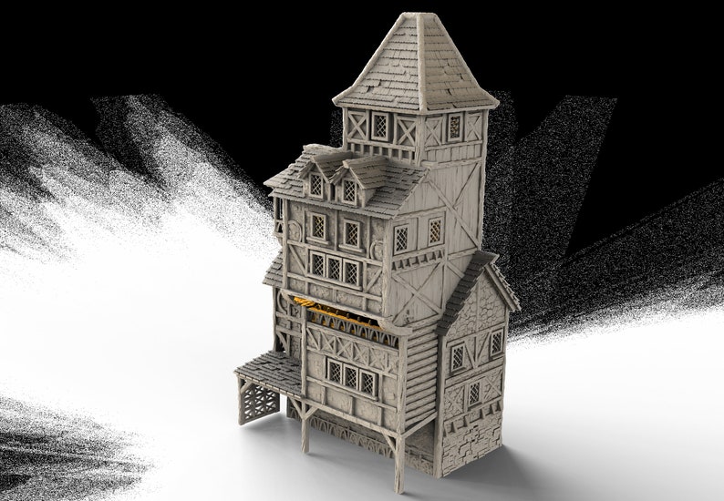 Tabletop RPG Terrain - Medieval Country Manor - Dungeons and Dragons ...