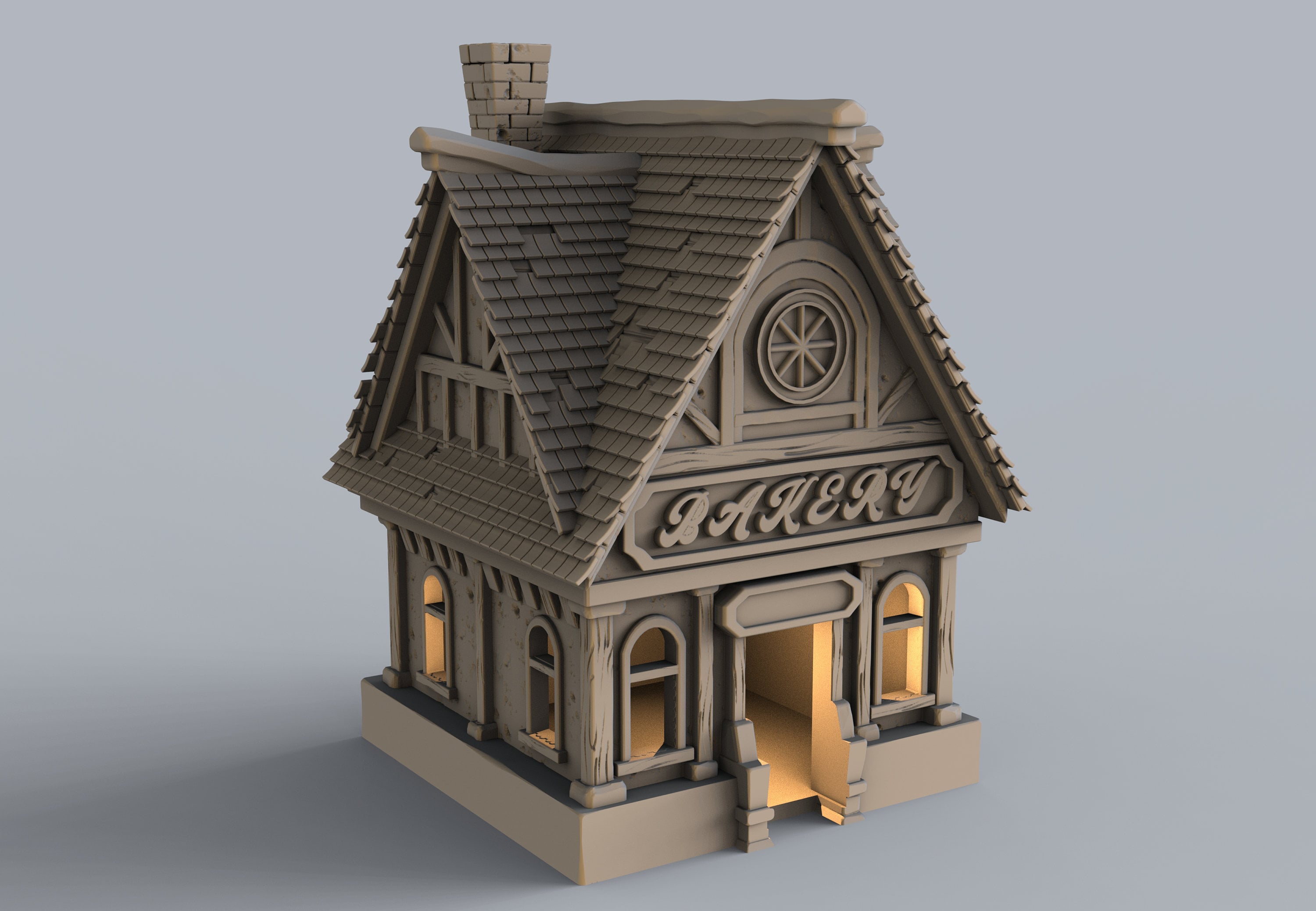 Tabletop RPG Terrain Medieval City House Bundle Dungeons and Dragons ...