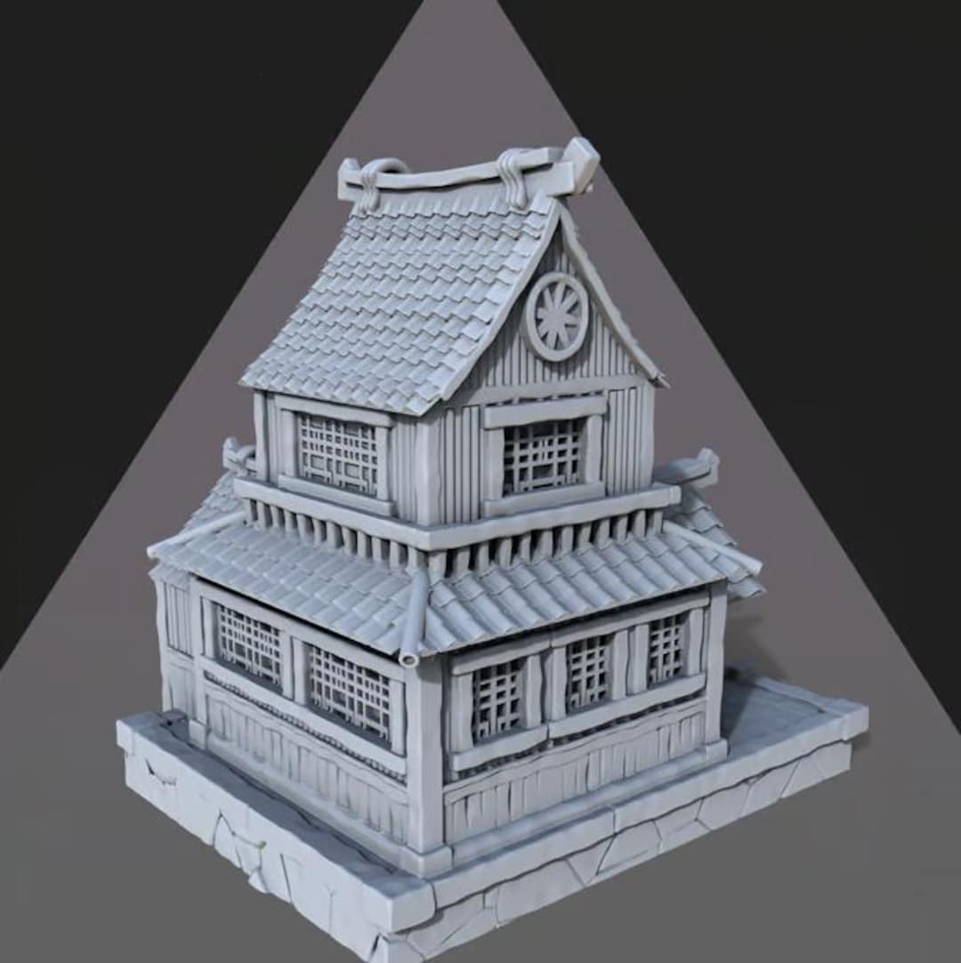 Tabletop RPG Terrain - Japanese Style Architecture - Dungeons and ...