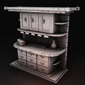 Tabletop RPG Terrain - Town Bakery - Dungeons and Dragons- Pathfinder ...