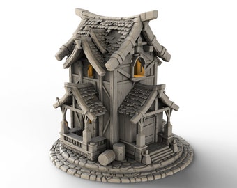 Tabletop RPG Terrain Phandalin Townhall Magic Shop Dungeons and Dragons ...