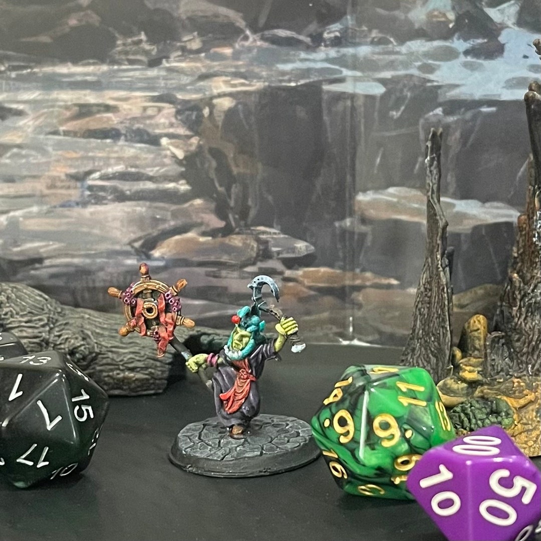 Dnd RPG Tabletop Custom Character Miniature, Goblin, Shaman, Druid ...