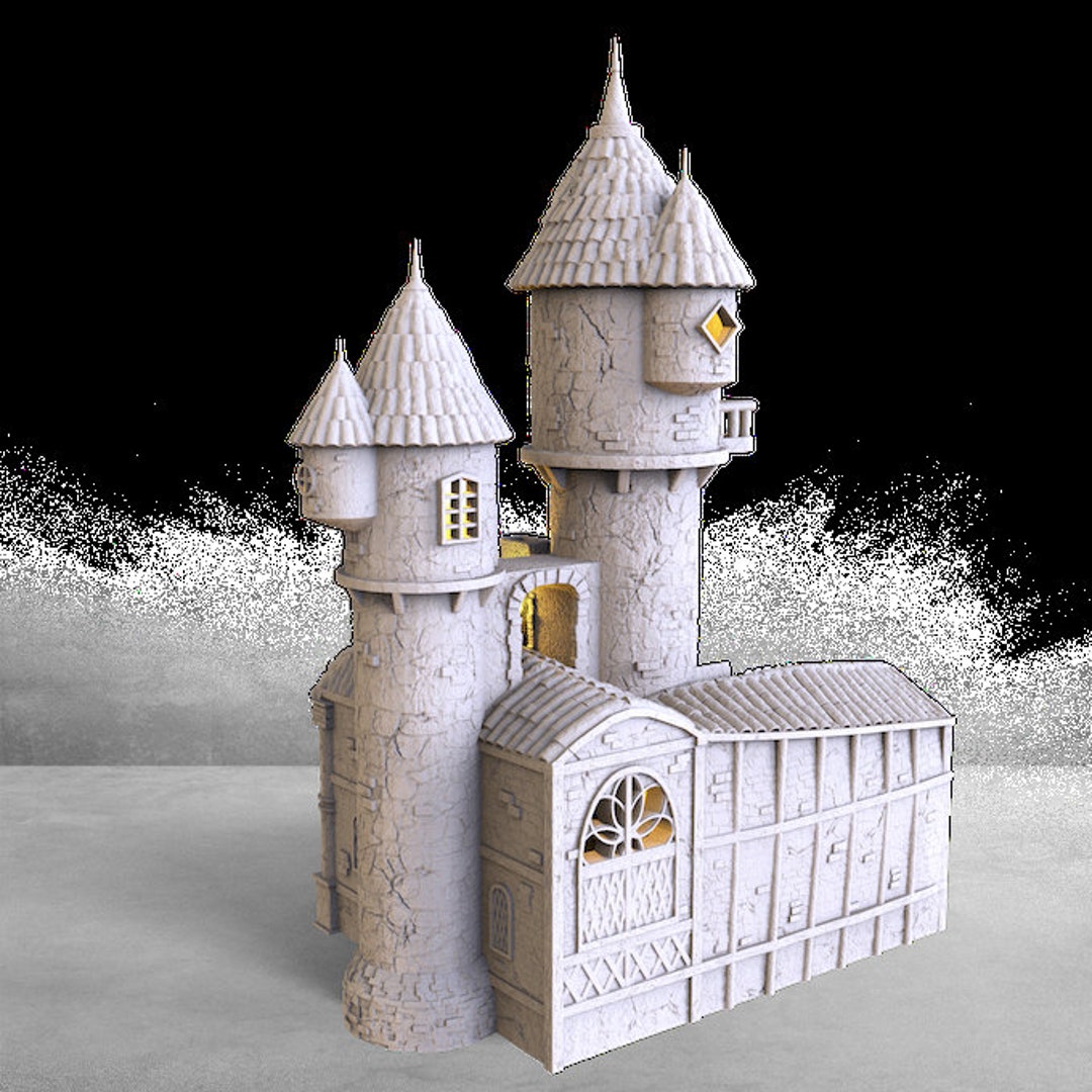 Tabletop RPG Terrain - Middle Ages Wizards Abode - Dungeons and Dragons ...