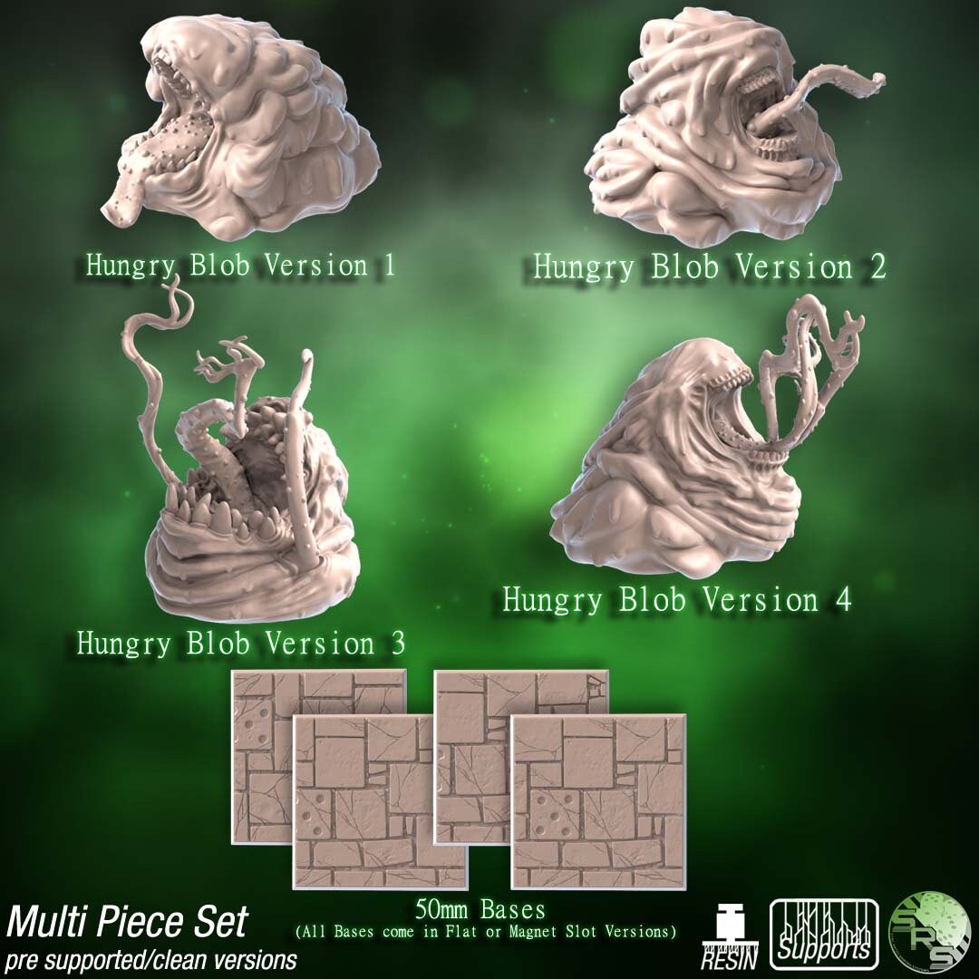 Fantasy Monsters Dungeon Slimes Variety of Size and Shapes Dnd5e ...