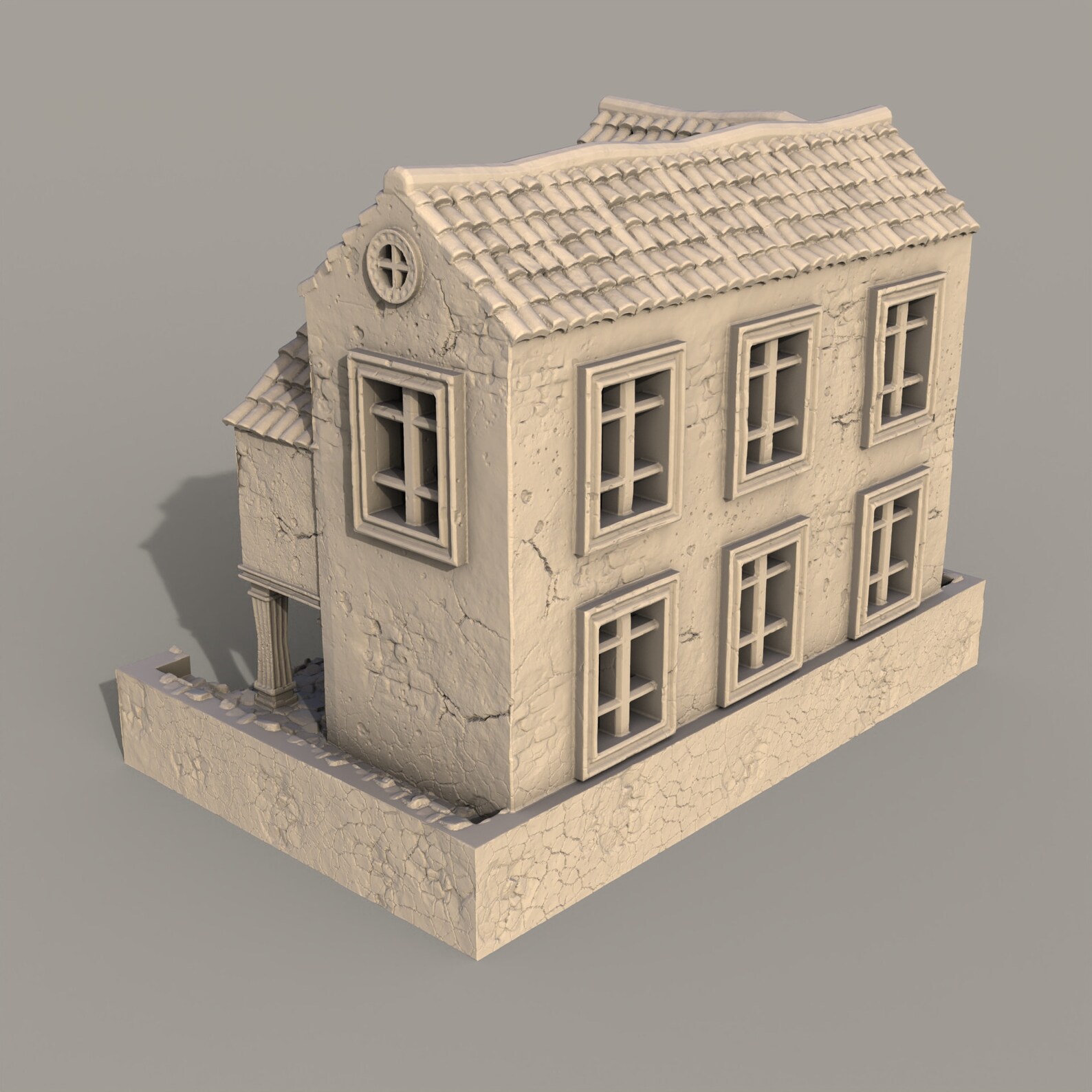 Tabletop RPG Terrain - Spanish Dwelling - Dungeons and Dragons ...